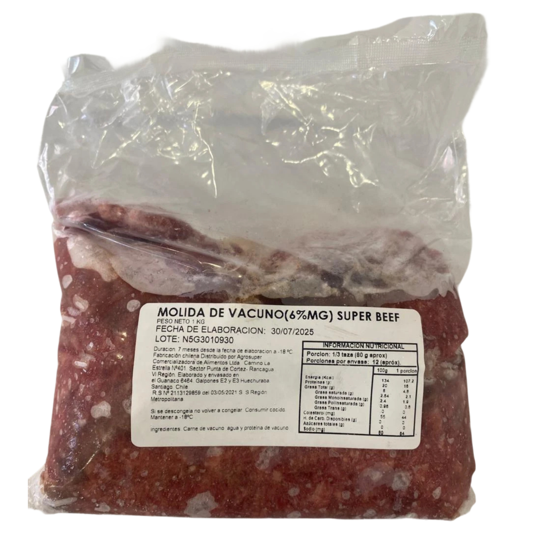 Carne Molida Súper Beef 1 k - Su Mercado